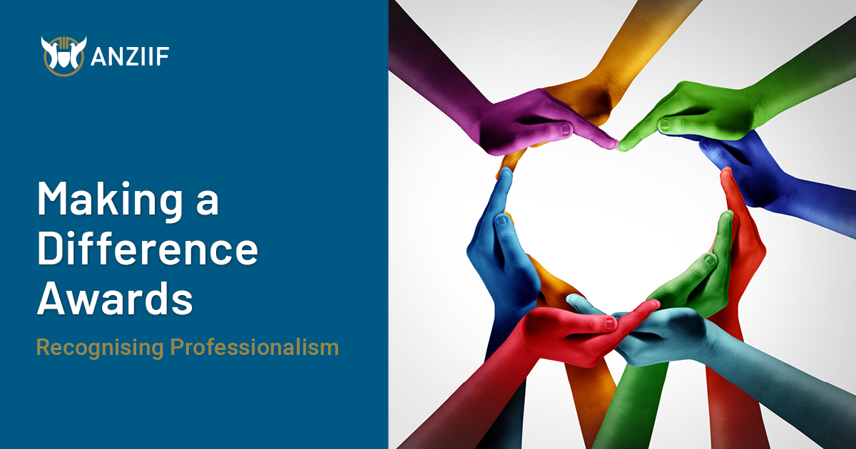 Making a Difference Awards - ANZIIF